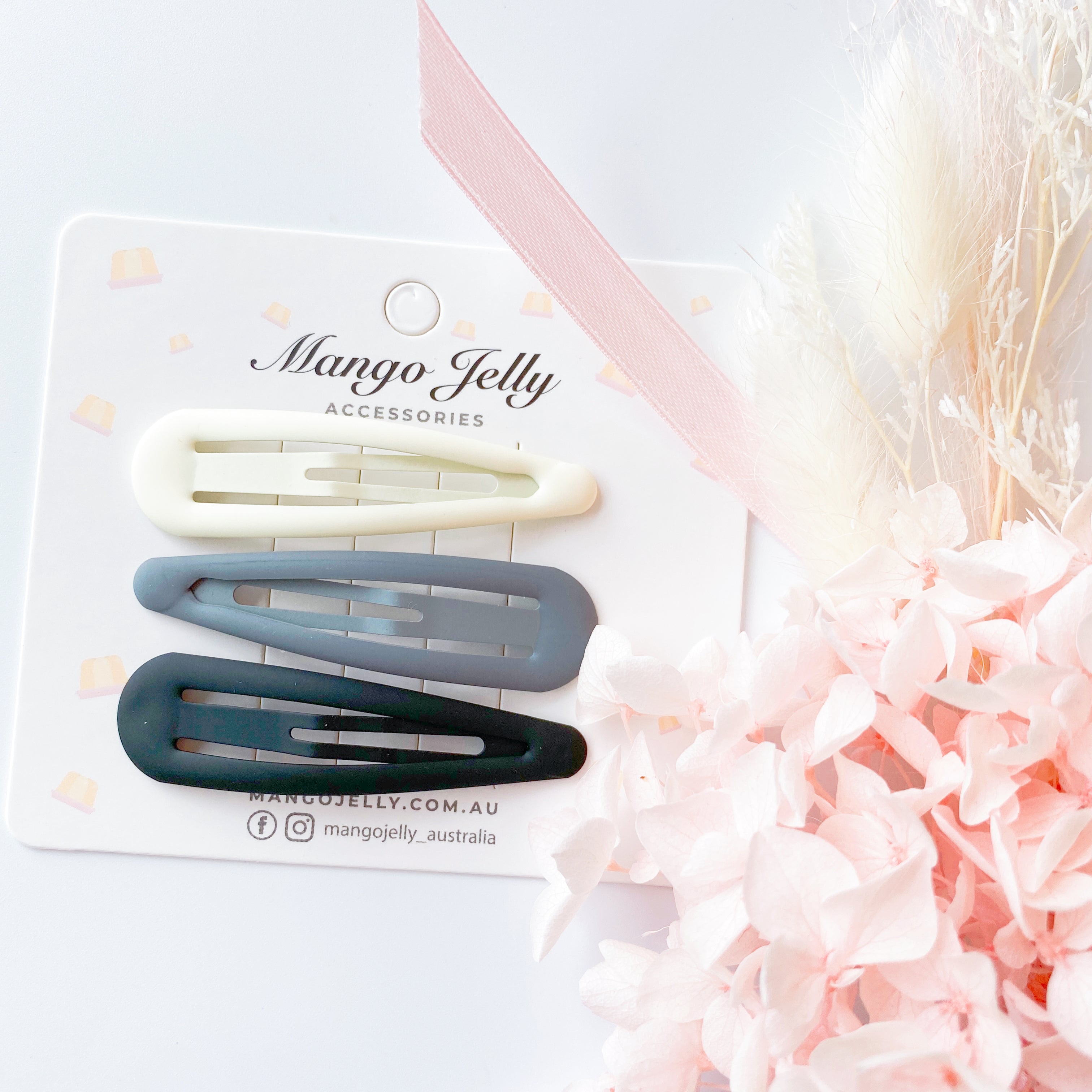 Black & White | Large Pastel Coated Classic Snaps – Sugar High Collection