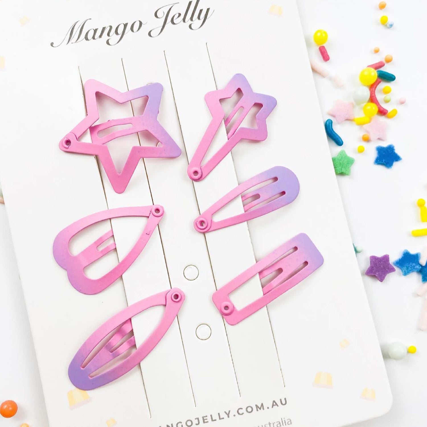 Purple + Pink | Mixed Mini Snap Clips – Sugar High Collection