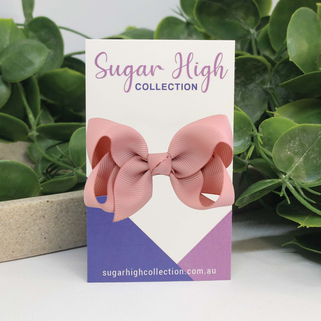 Dusty Rose | Boutique Bow – Sugar High Collection