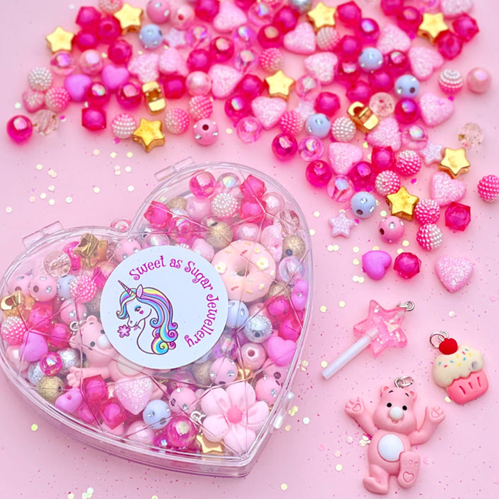 Pink Heart | Jewellery Making Kit – Sugar High Collection